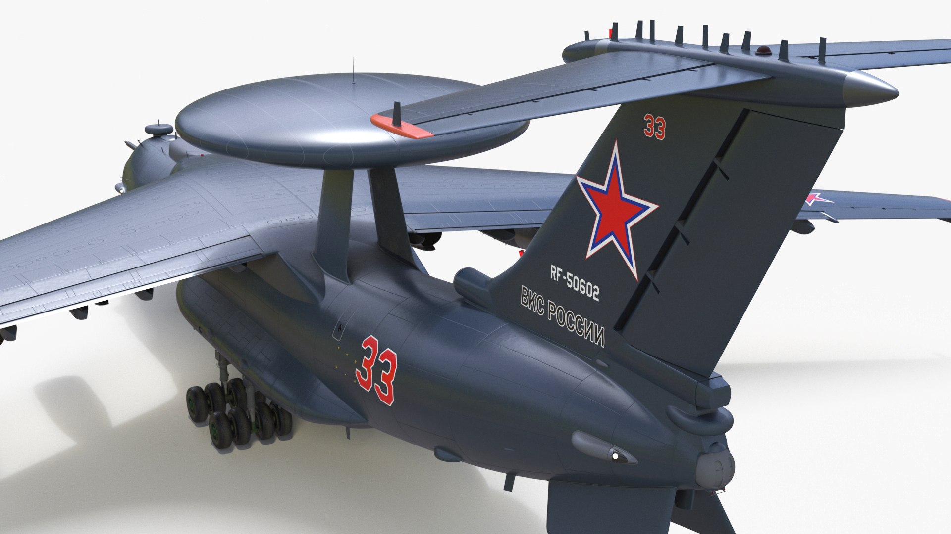 3D Beriev A 100 Aircraft Model - TurboSquid 2370088