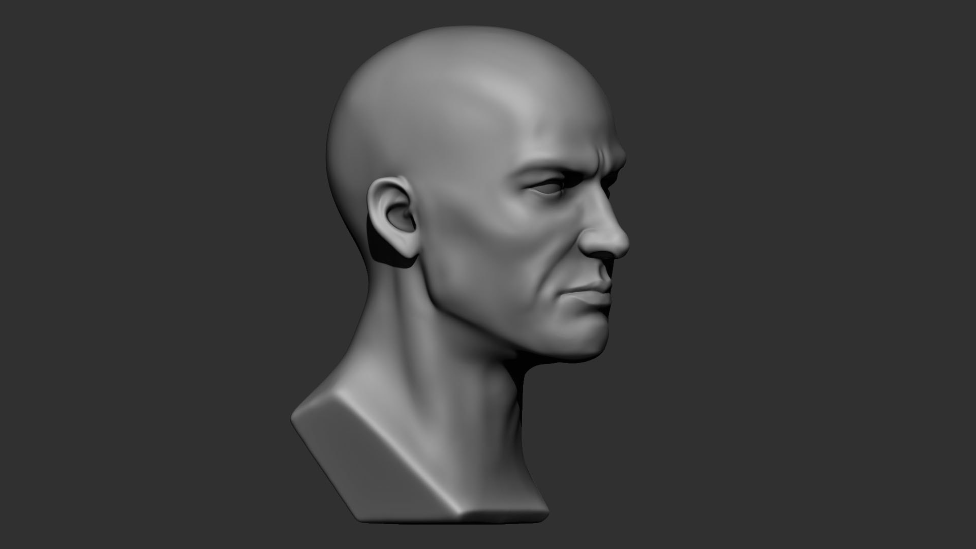 3D Male Head Model - TurboSquid 2108750