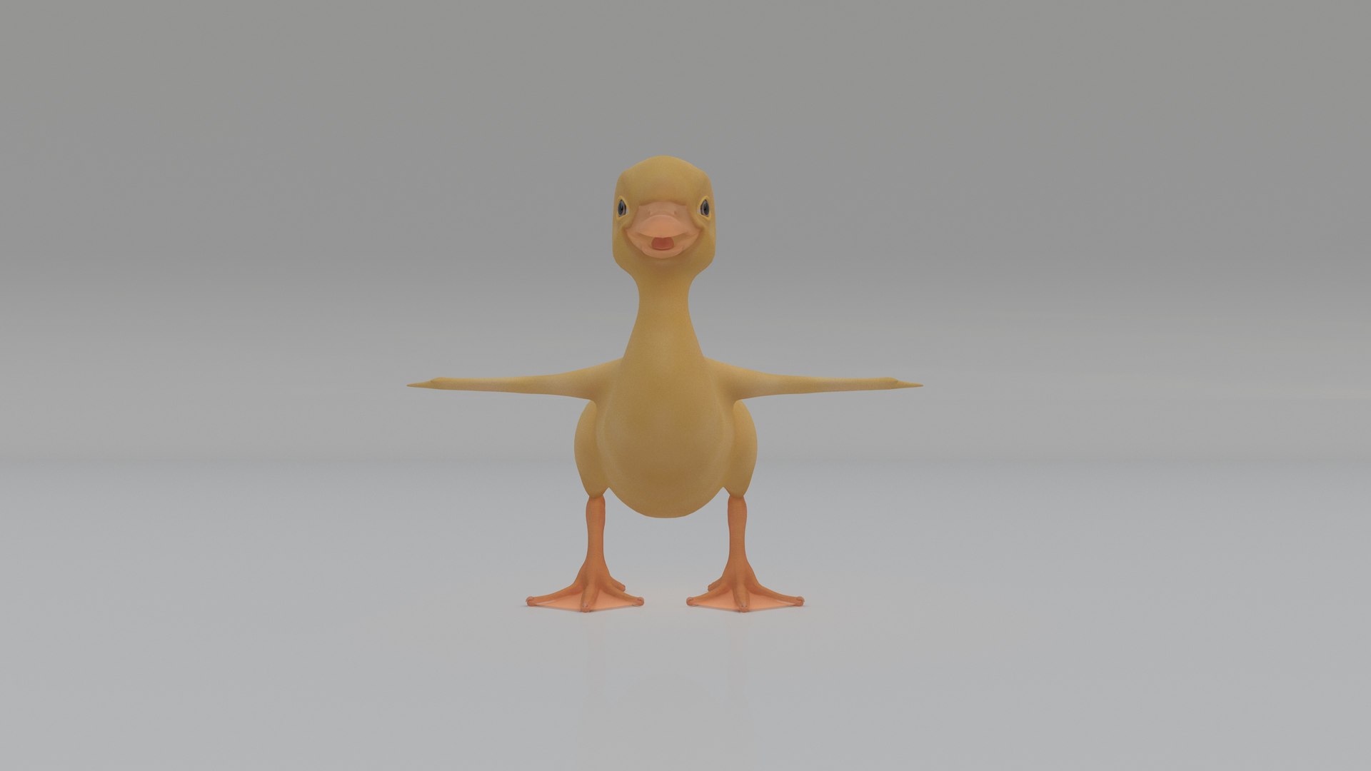 Duck Duckling FUR ANIMATED 3D Model - TurboSquid 1961967