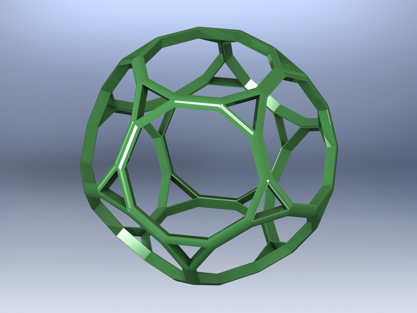Wireframe Shape Truncated Dodecahedron 3D Model - TurboSquid 2176010