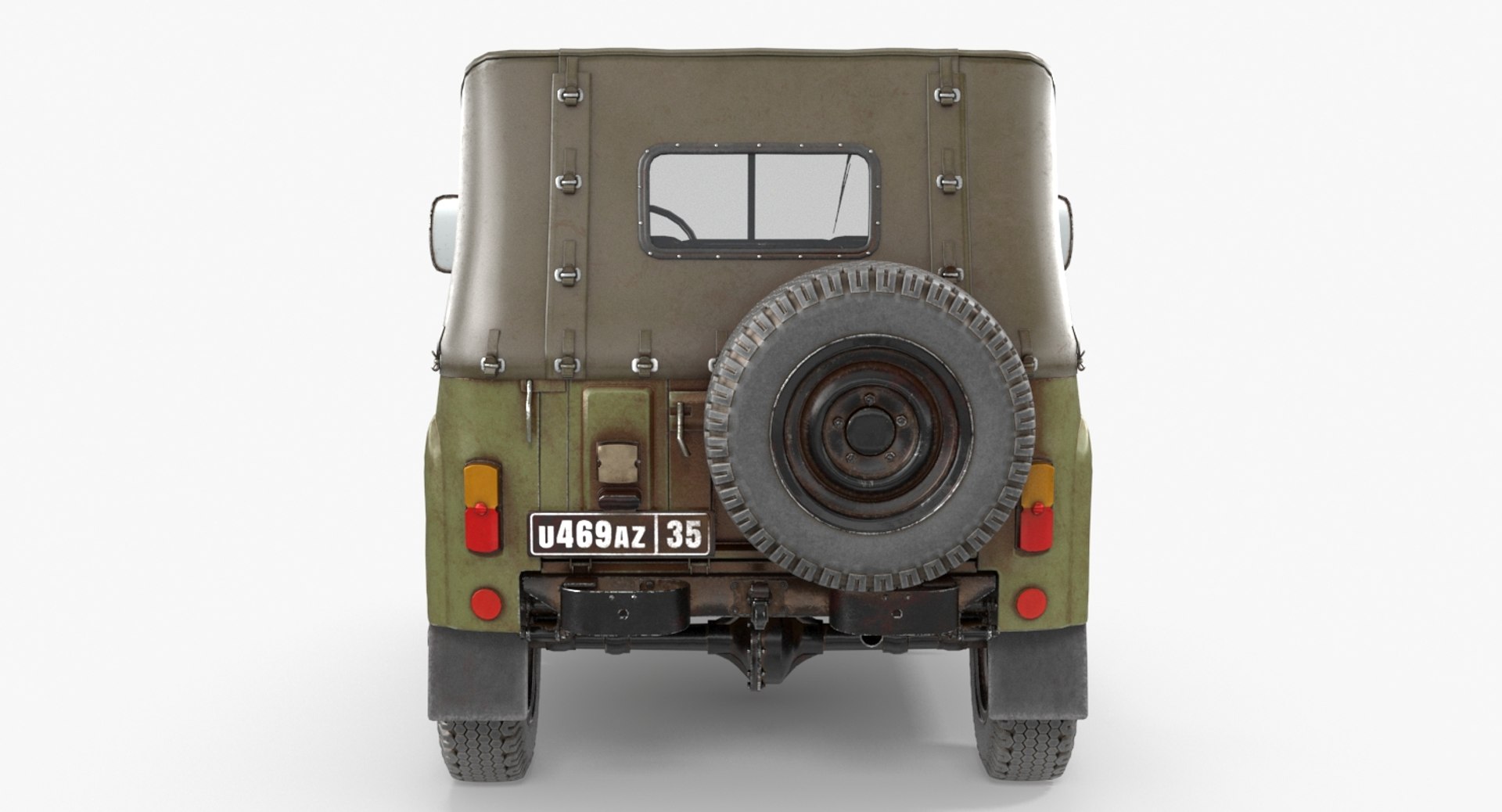 3D Uaz-469 - - TurboSquid 1365098
