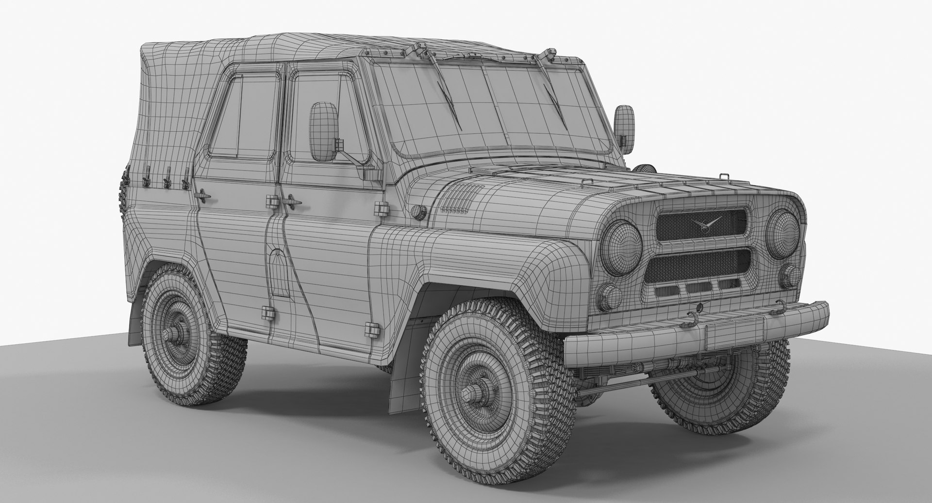 3D Uaz-469 - - TurboSquid 1365098