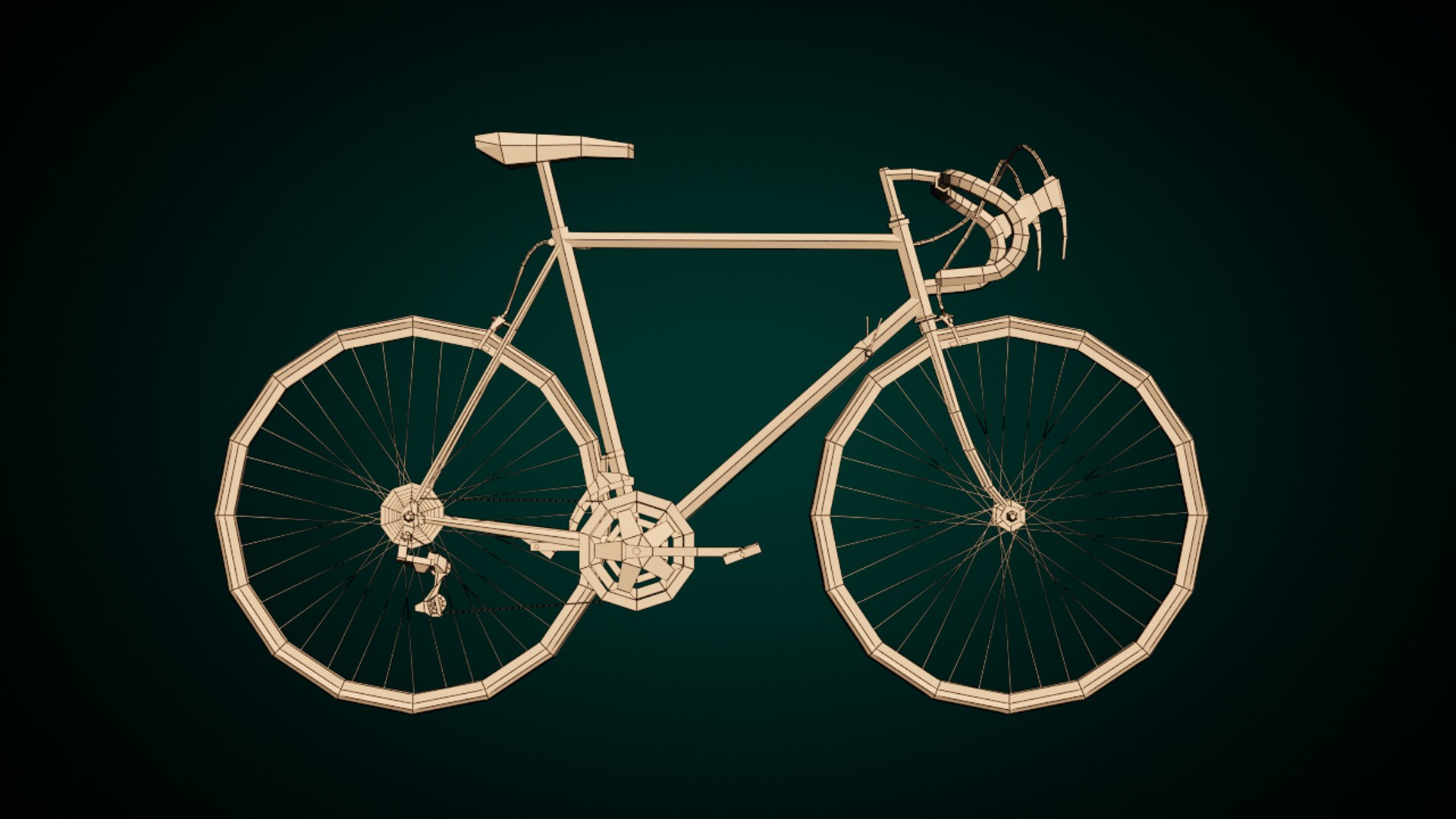 3D Vintage Racing Bike Model - TurboSquid 1392082