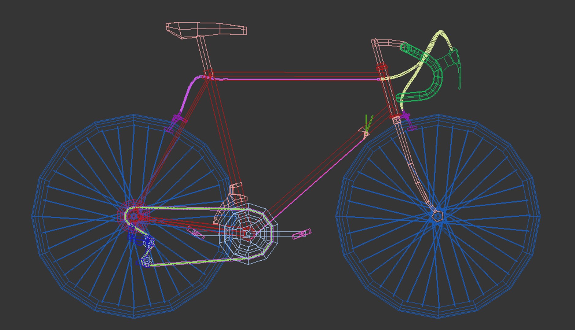 3D Vintage Racing Bike Model - TurboSquid 1392082