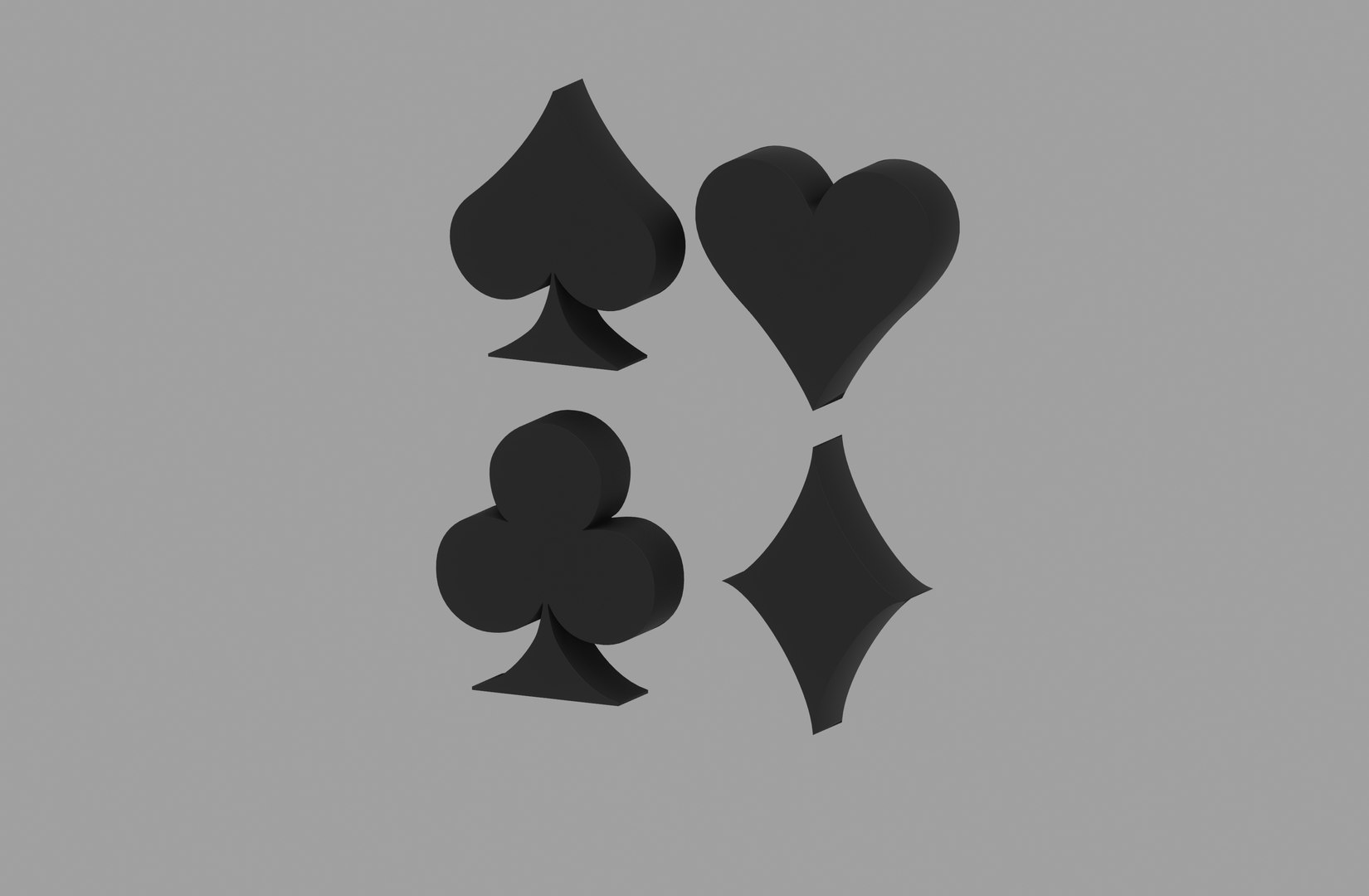 Card Symbols 3D - TurboSquid 2058296