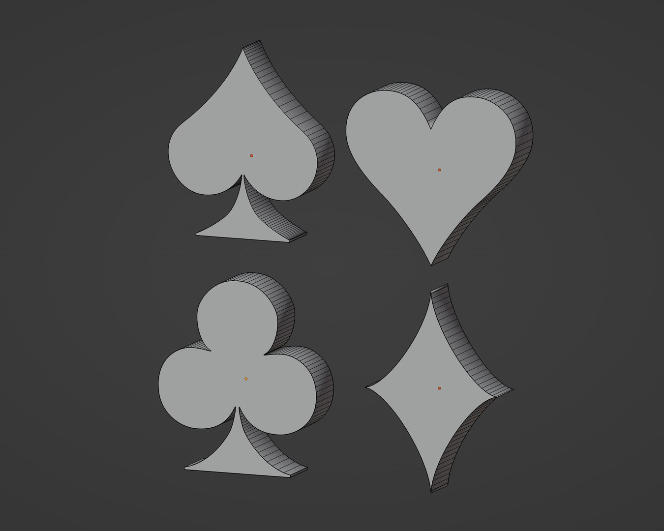 Card Symbols 3D - TurboSquid 2058296