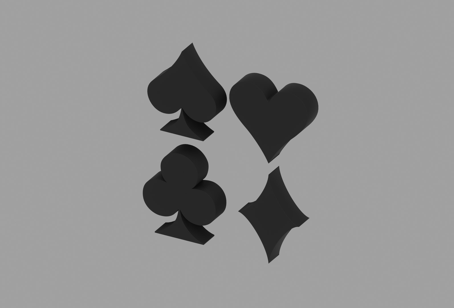 Card Symbols 3D - TurboSquid 2058296