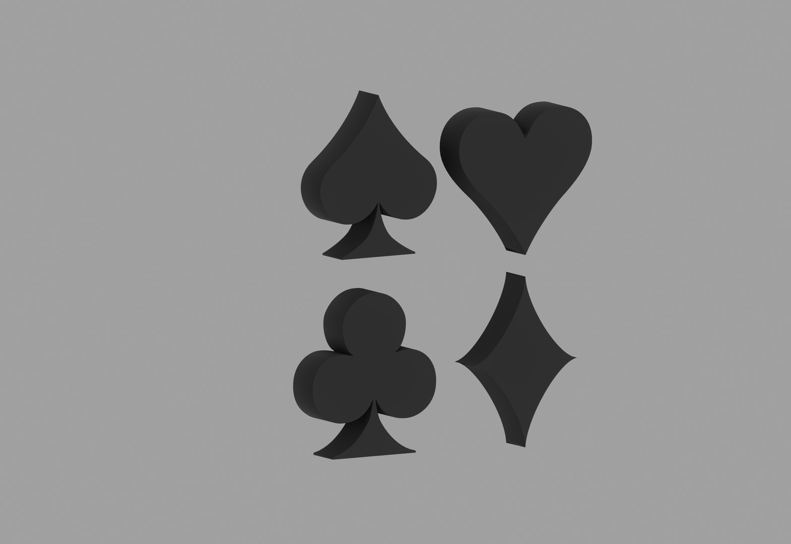 Card Symbols 3D - TurboSquid 2058296