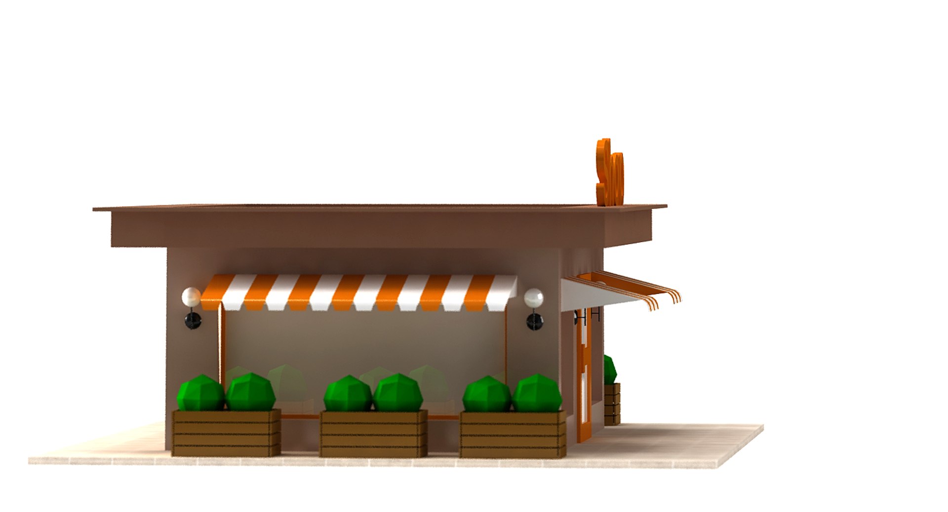 3D Cartoon Shop - TurboSquid 1369539