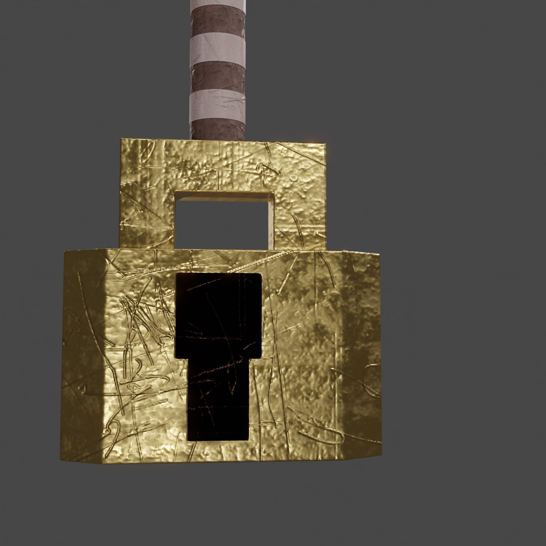 Low poly golden sword 3D model - TurboSquid 1721258