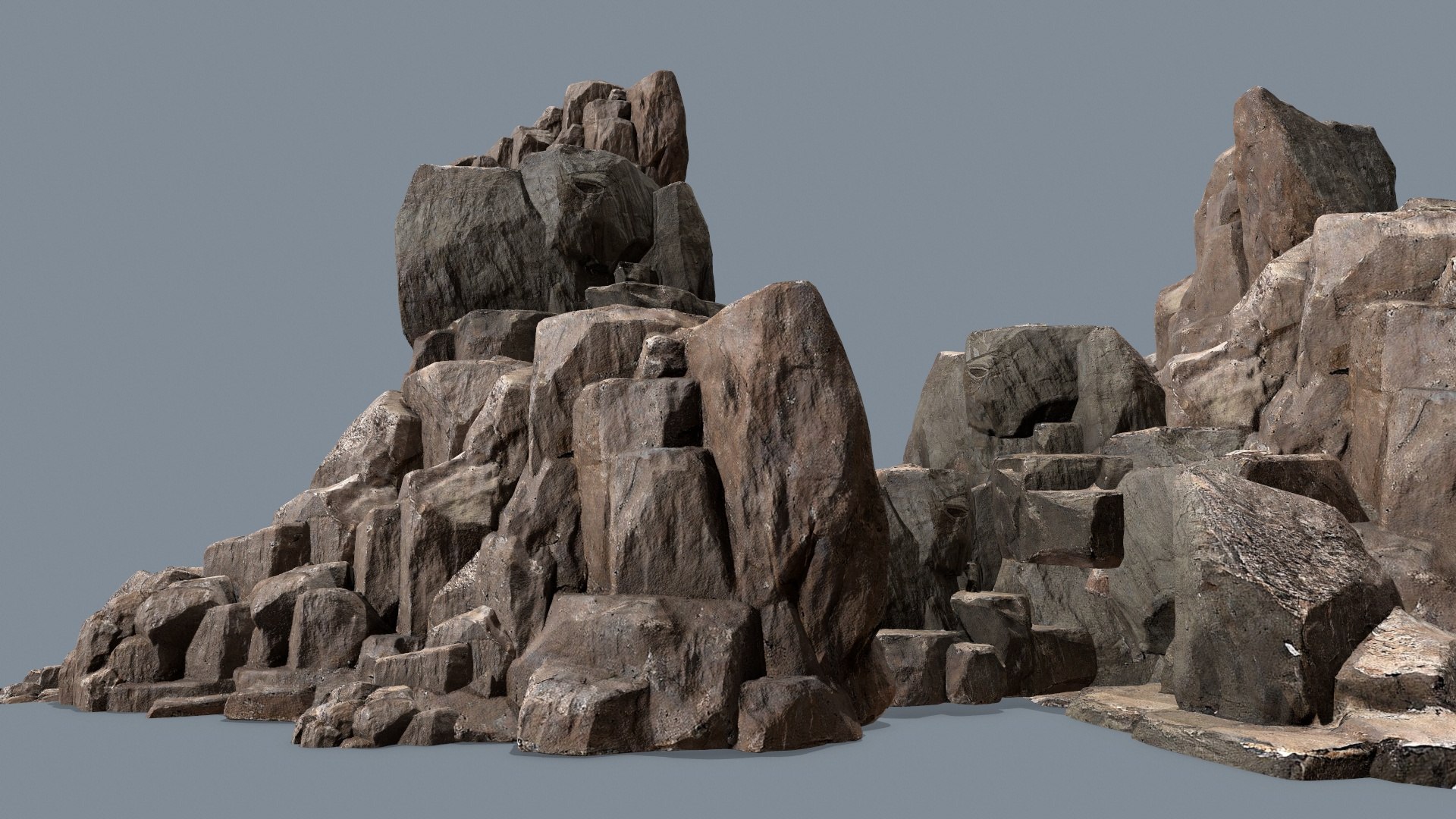 Cliff Rocks 3D Model - TurboSquid 2211108