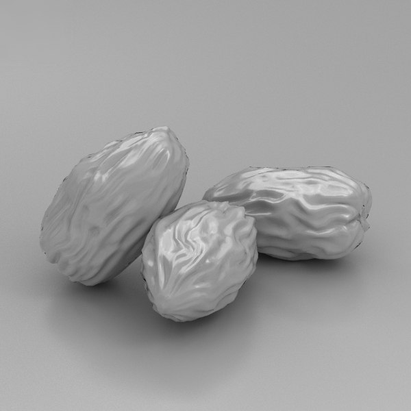 3D model dried dates - TurboSquid 1364408