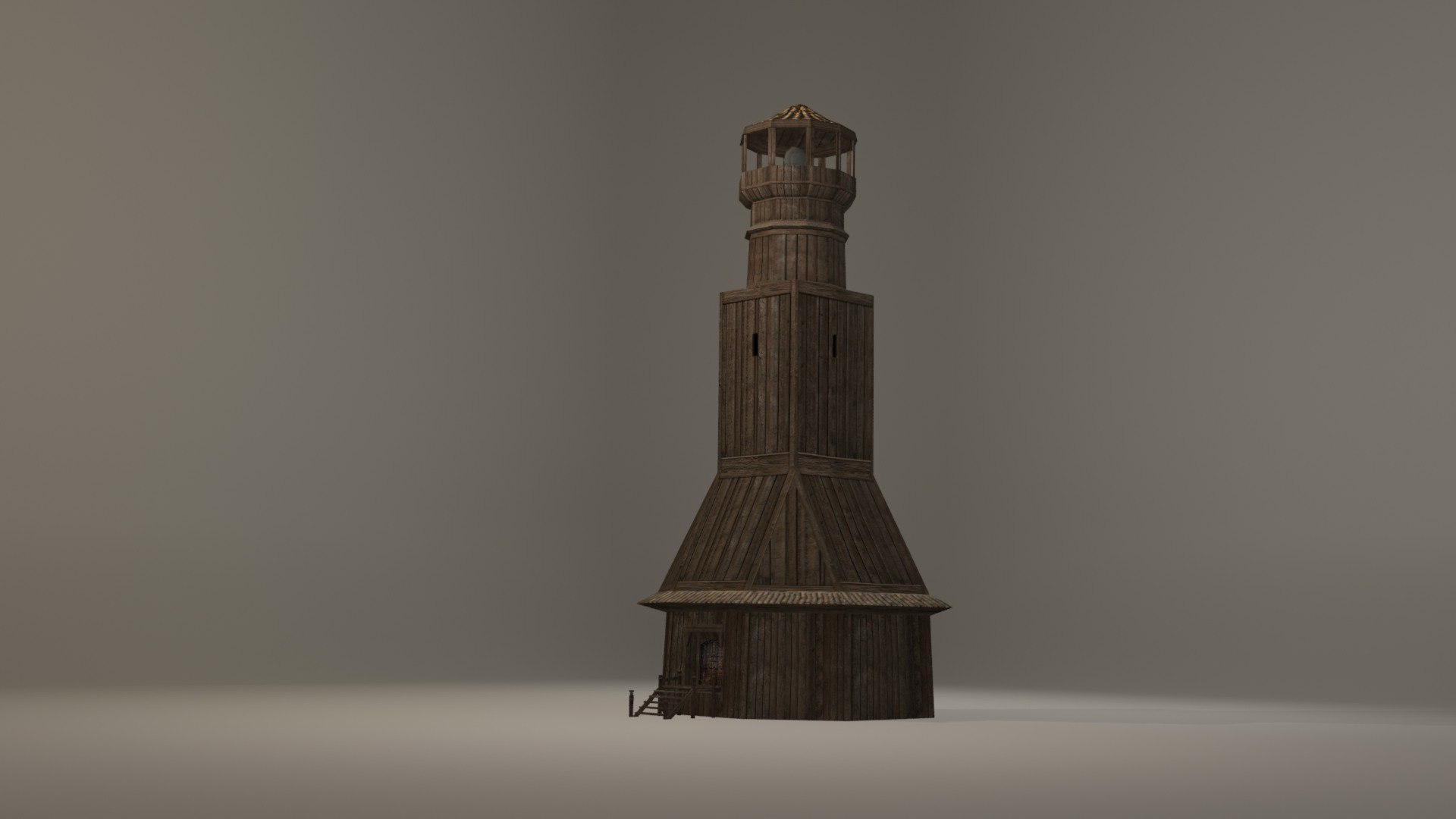 Antique Lighthouse 3D - TurboSquid 1939064