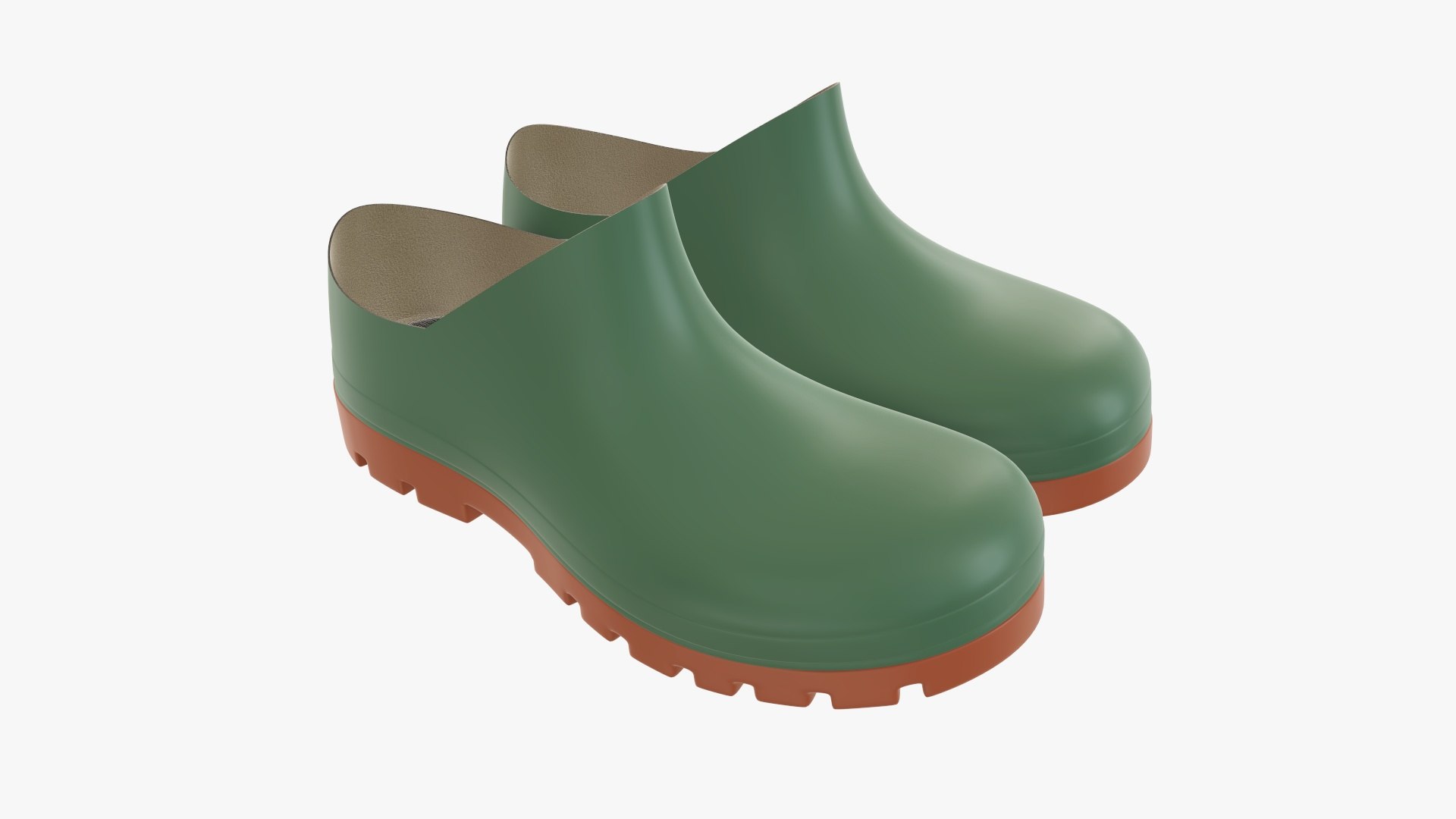 3D waterproof boots rubber model - TurboSquid 1645293