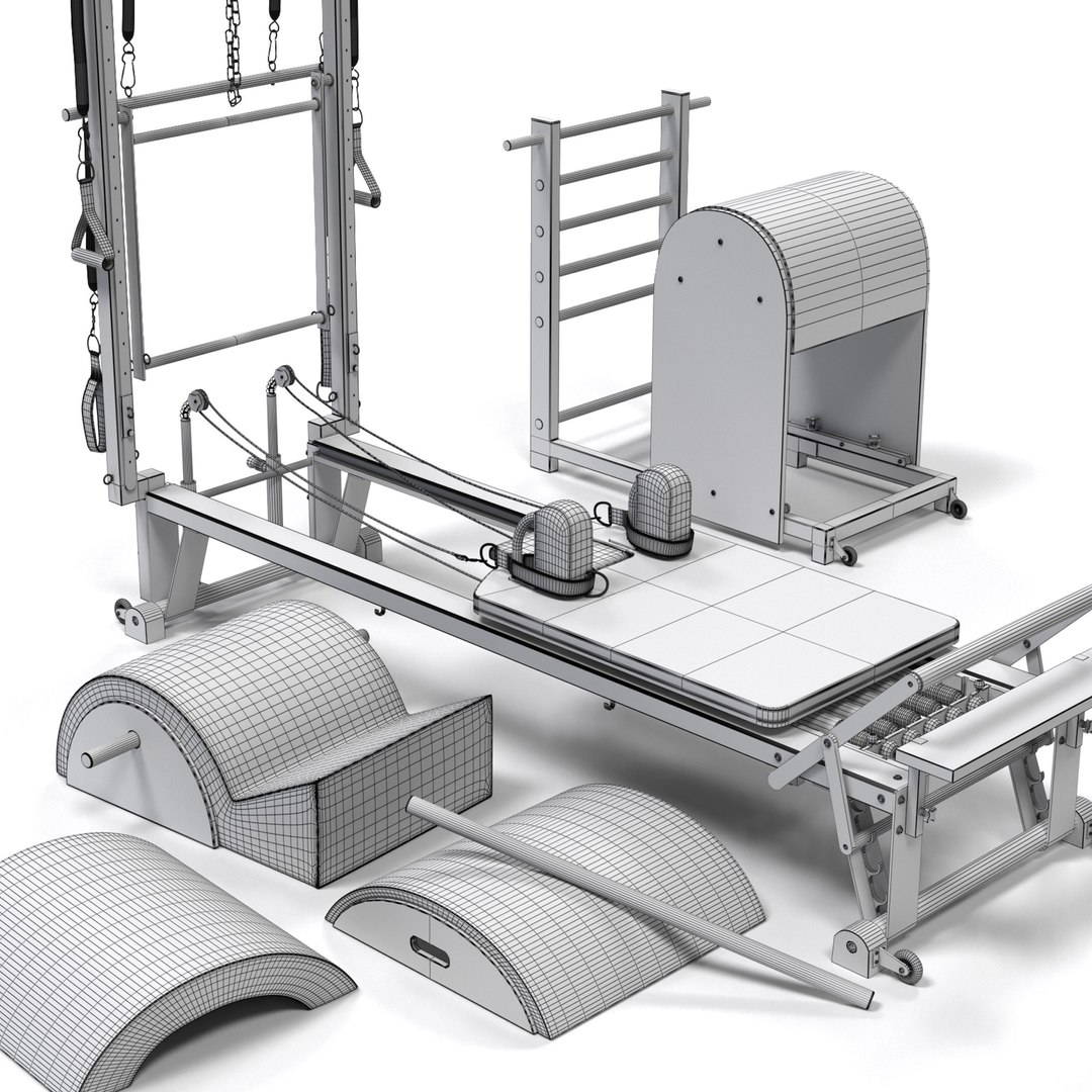 3D Model Professional Equipment For Pilates Merrithew - TurboSquid 2214732