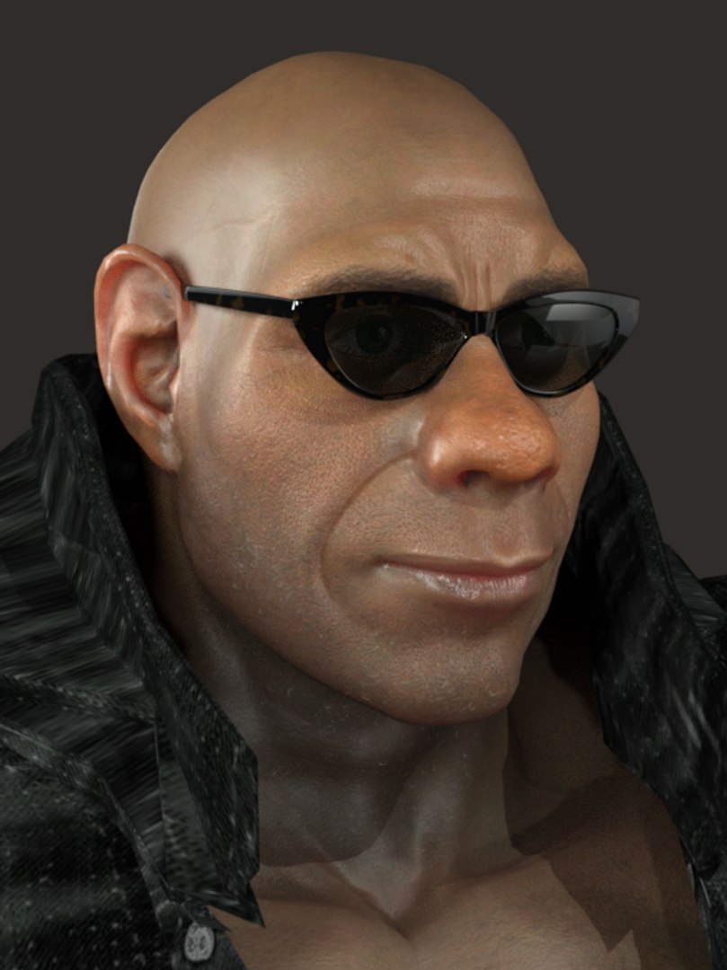 Realistic Rigged Fighter Black Man Character 3D Model 3D - TurboSquid ...