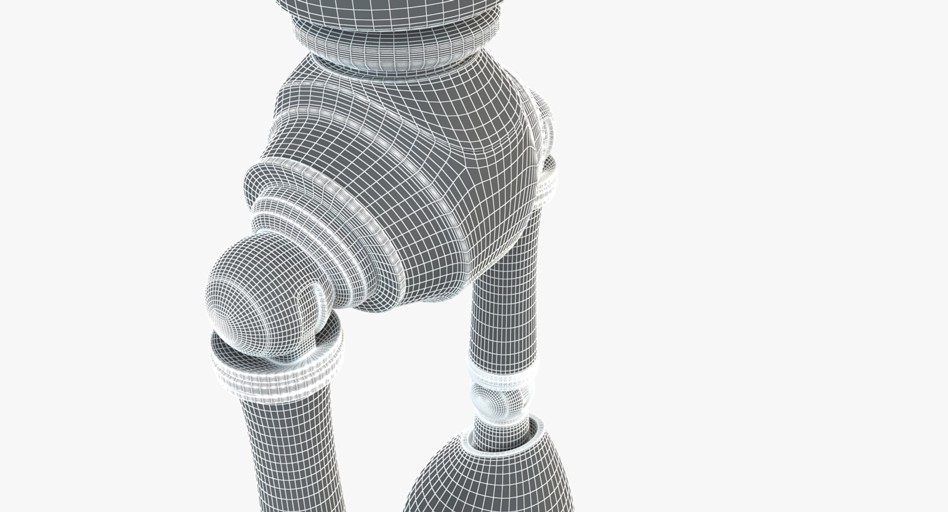 robot modelled 3d max