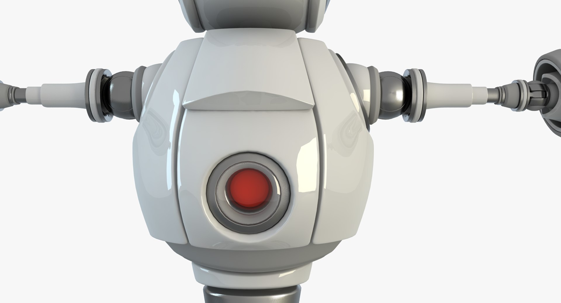 robot modelled 3d max