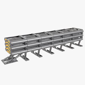 3D Model Crash Cushion - TurboSquid 1691419