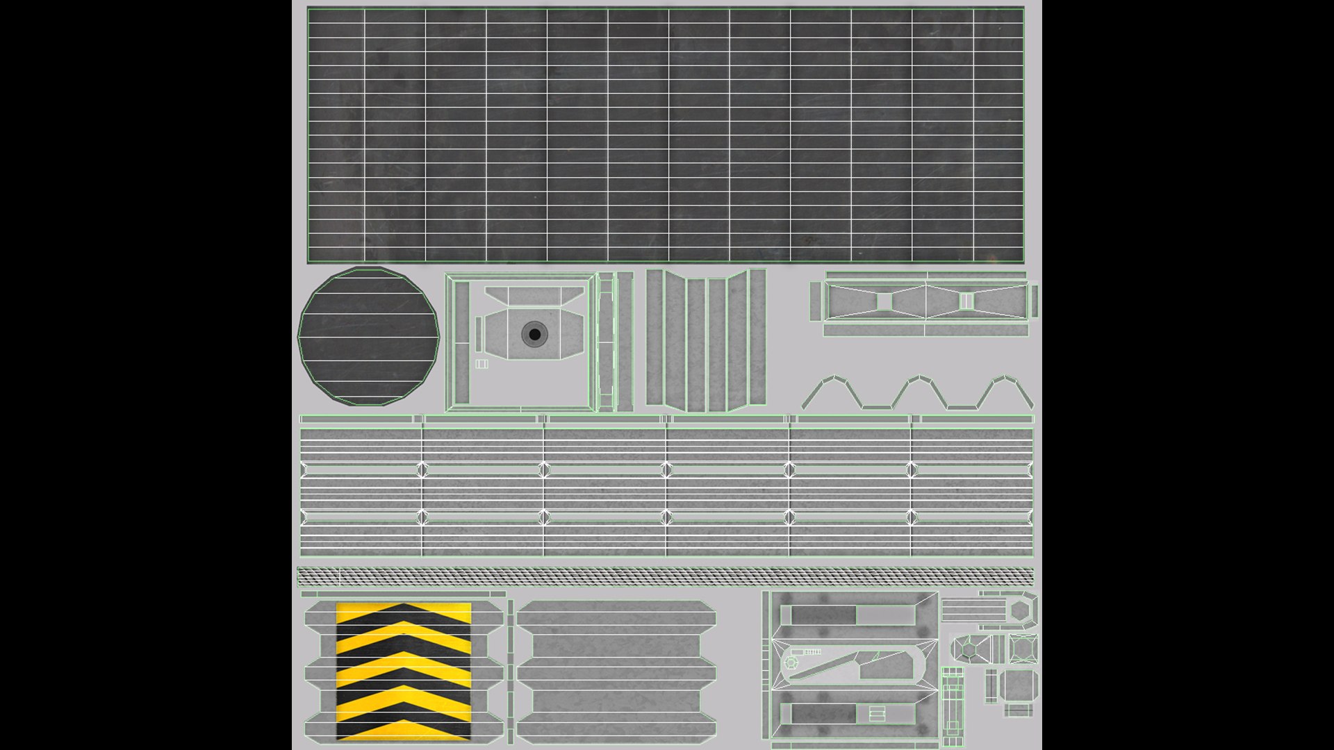 3D Crash Cushion - TurboSquid 1691086