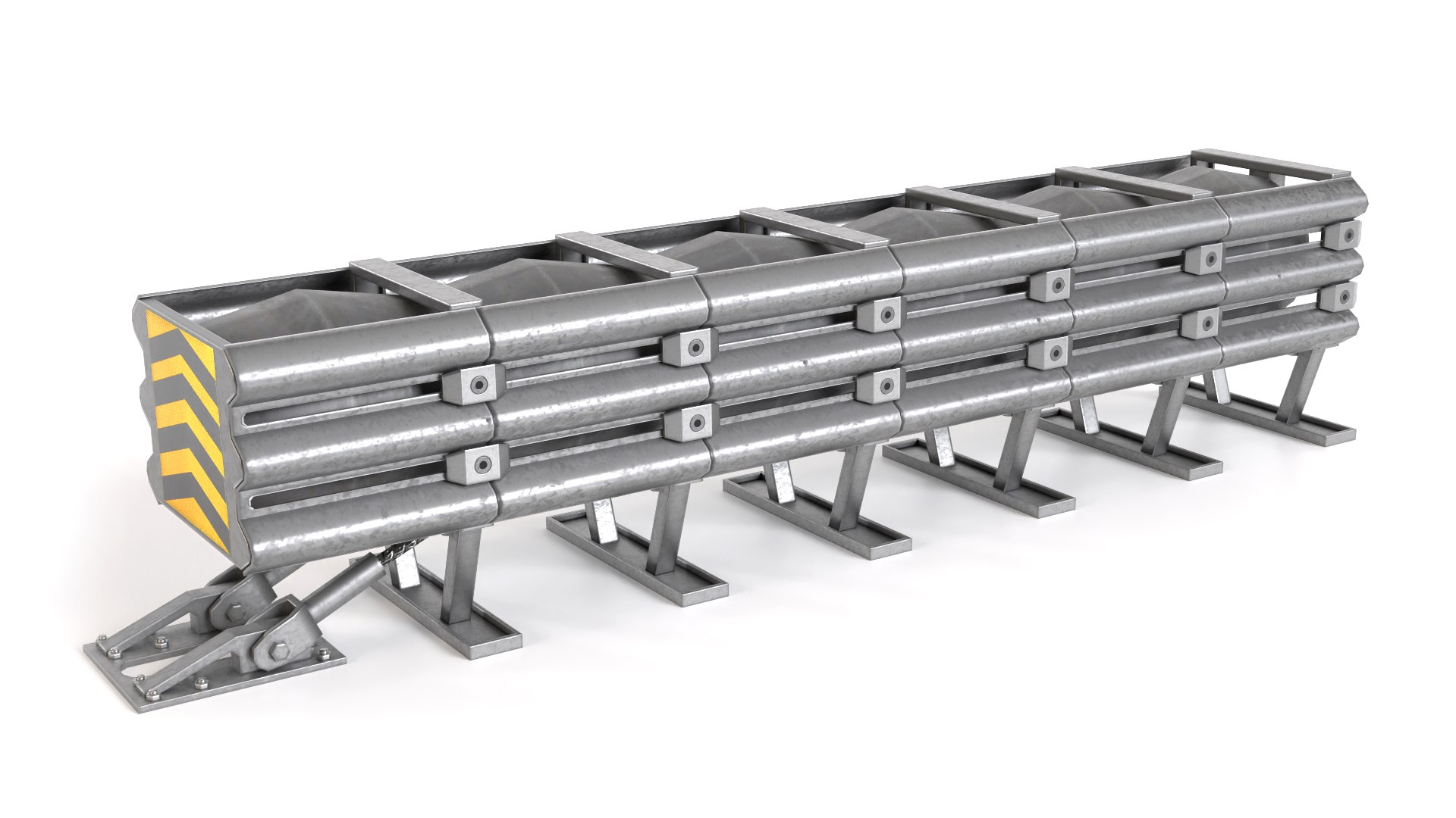 3D Crash Cushion - TurboSquid 1691086