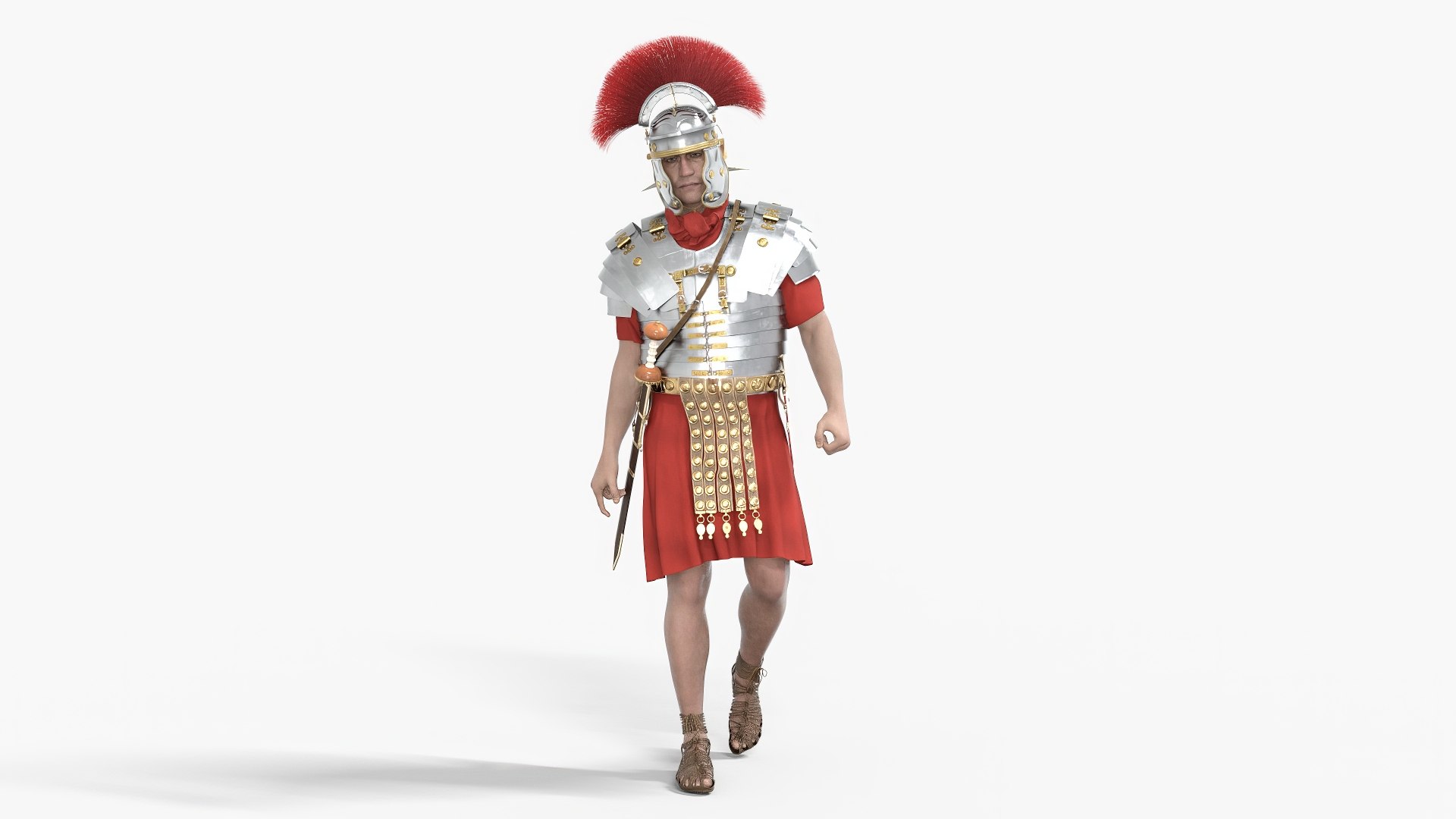 Roman Legendary Centurion Low-poly 3D Model 3D Model - TurboSquid 2359324