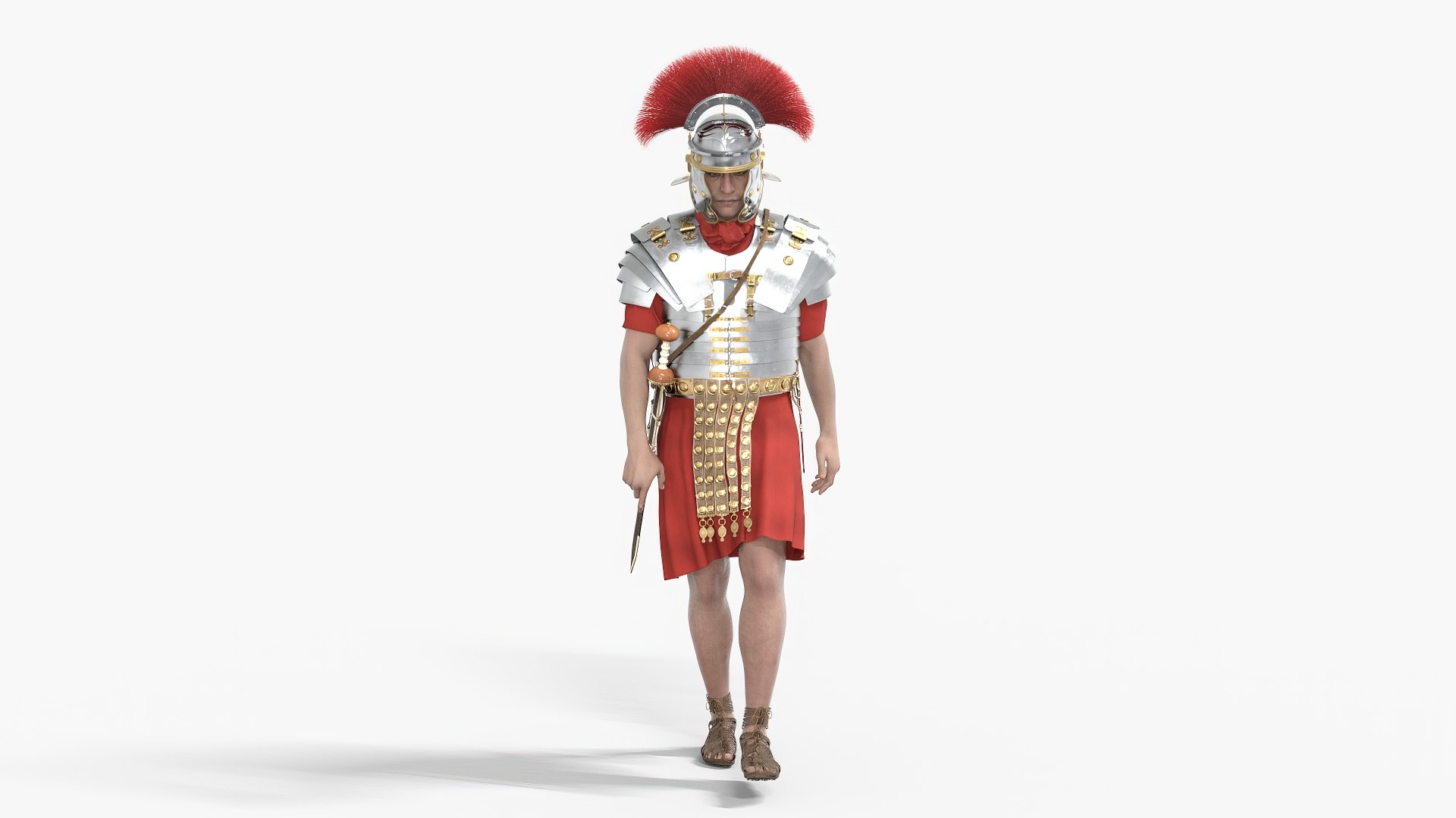 Roman Legendary Centurion Low-poly 3D Model 3D Model - TurboSquid 2359324