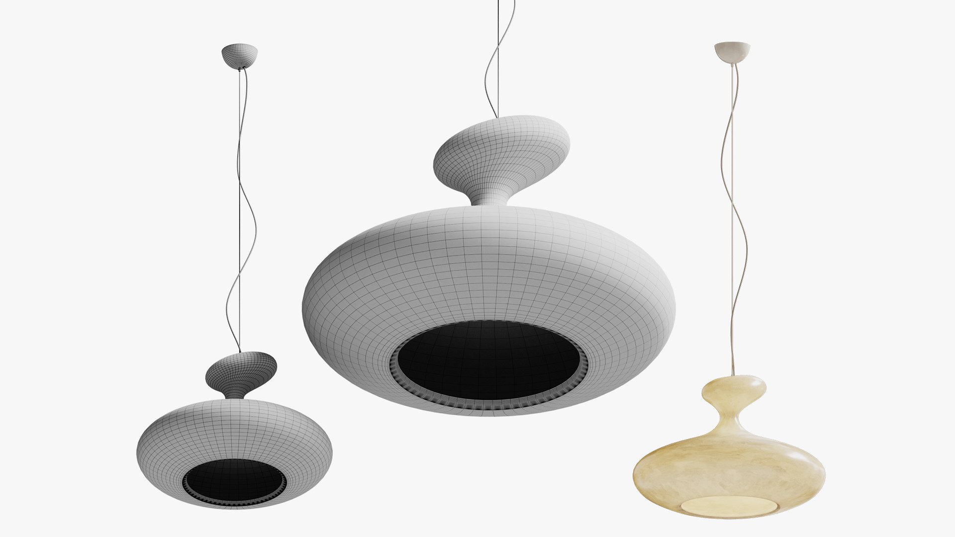 Pendant Lamp Kdln Eta Sat 3D - TurboSquid 2236291