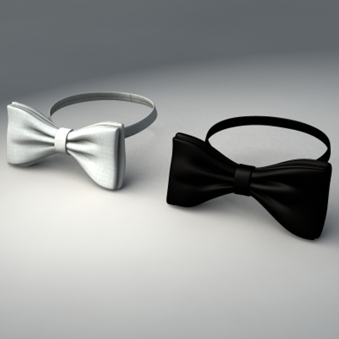 3D Maya bow tie bowtie