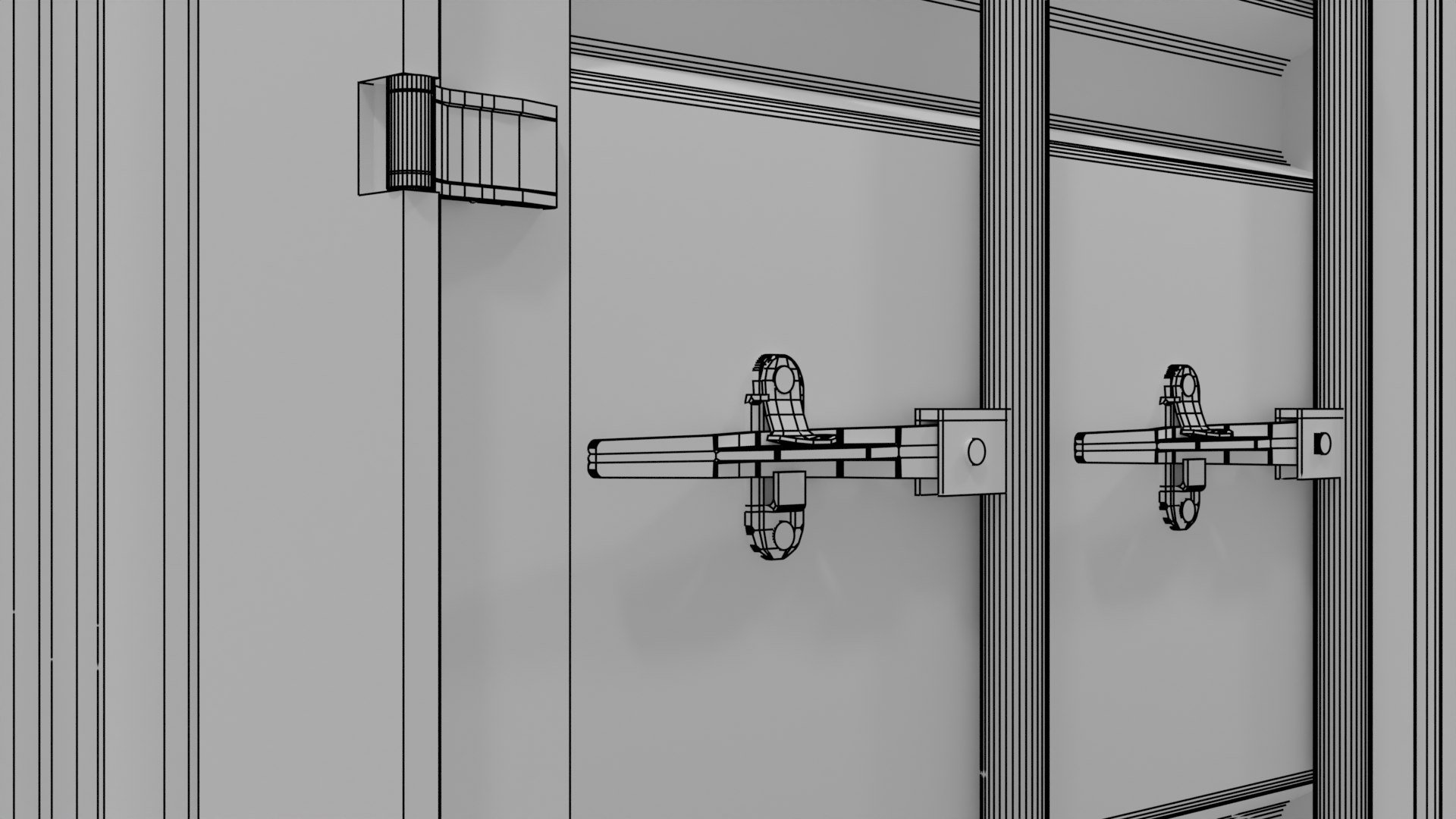 3D Container 20ft Dry Van - TurboSquid 2010307