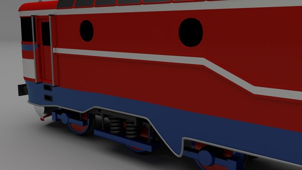 electric locomotive obj