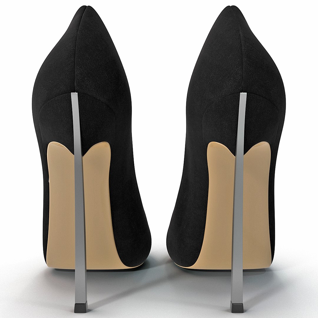 D Model Stiletto Shoes