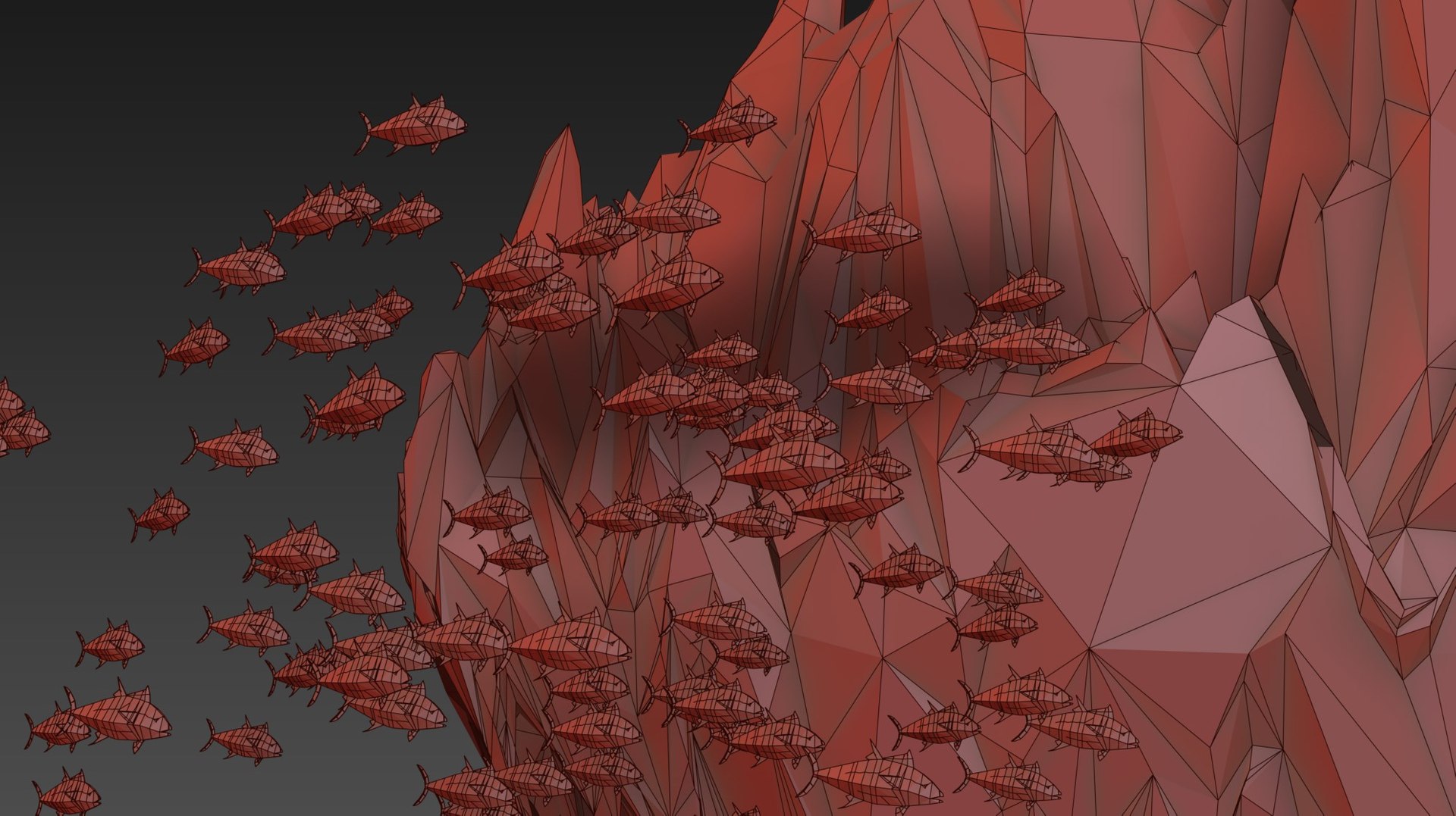 3d iceberg ice model