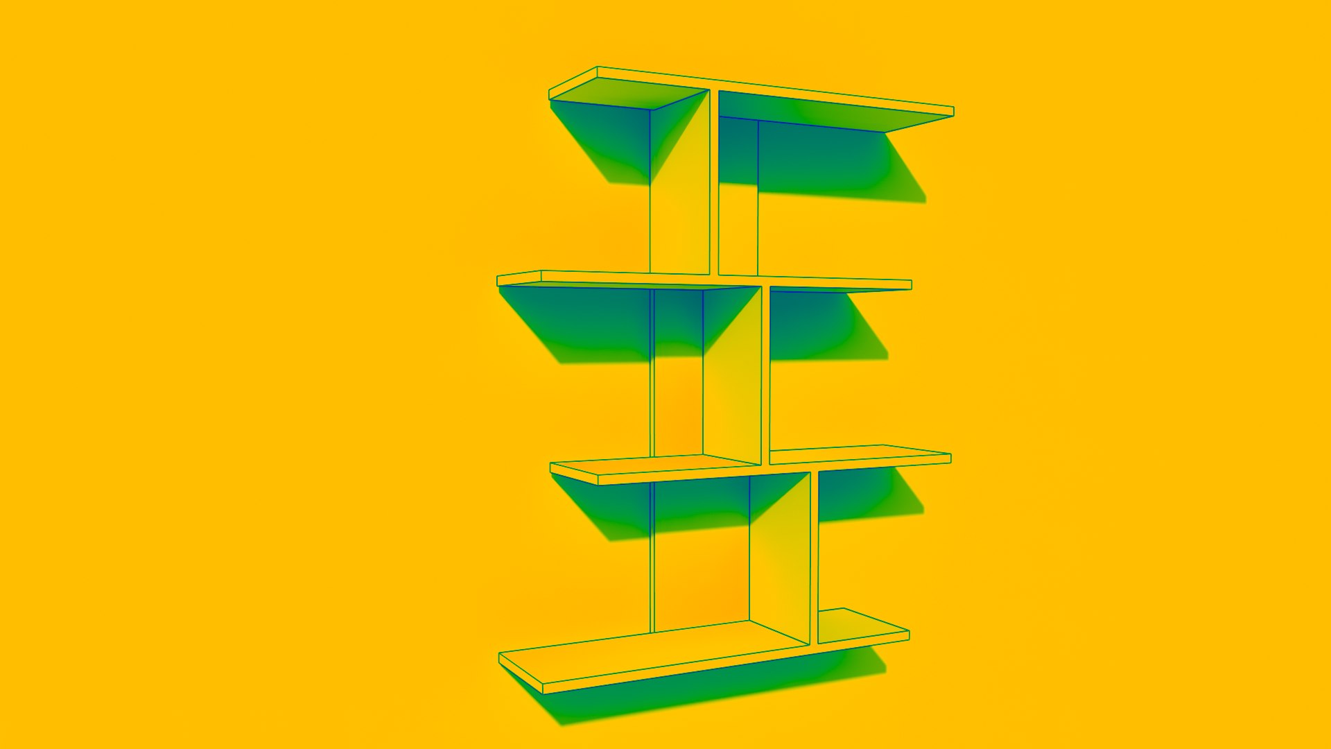 3D Minimal Wall Shelf Model - TurboSquid 2316327