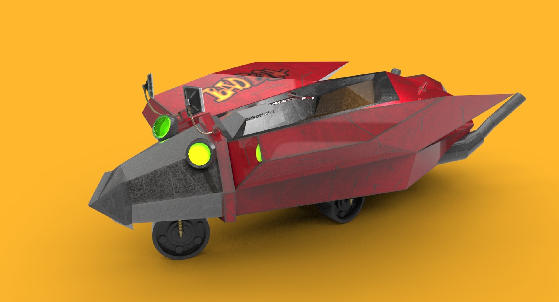 Concept Vehicle 3D Model - TurboSquid 1263501