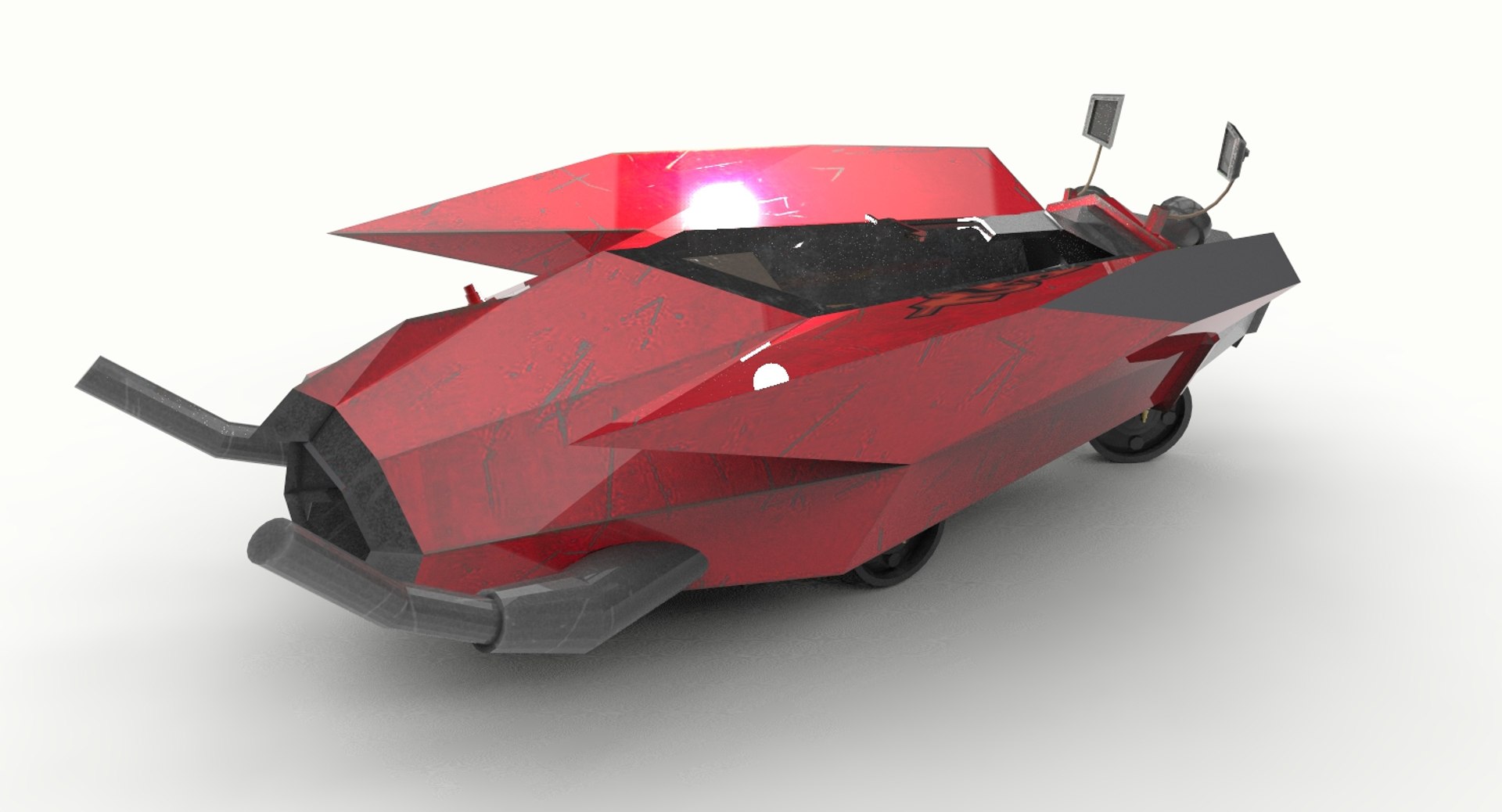 Concept Vehicle 3D Model - TurboSquid 1263501