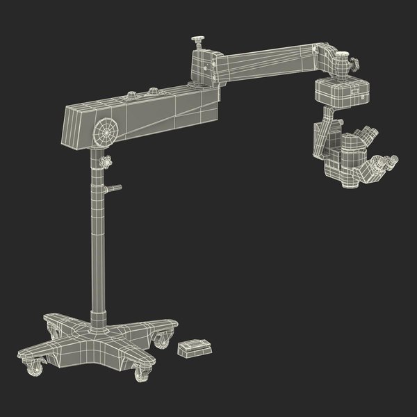 3d model of surgical microscope asom 4