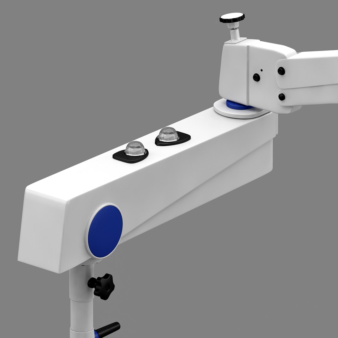 3d Model Of Surgical Microscope Asom 4