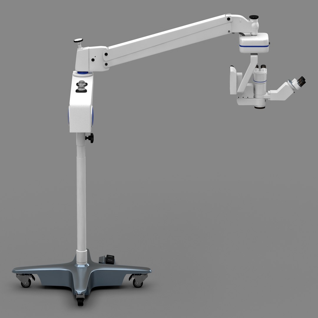 3d Model Of Surgical Microscope Asom 4