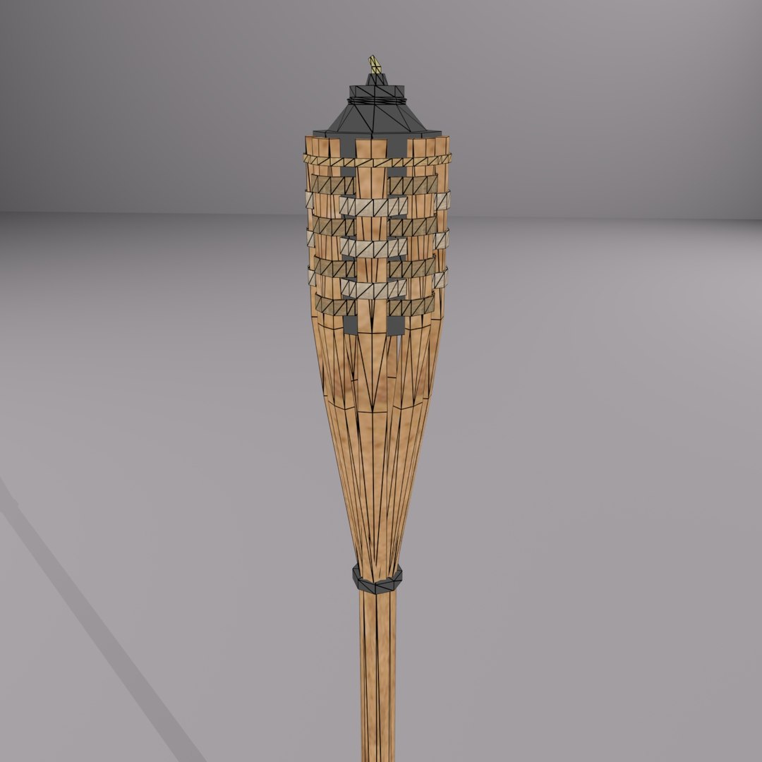 3D Polynesian Tiki Torch Model - TurboSquid 1297278