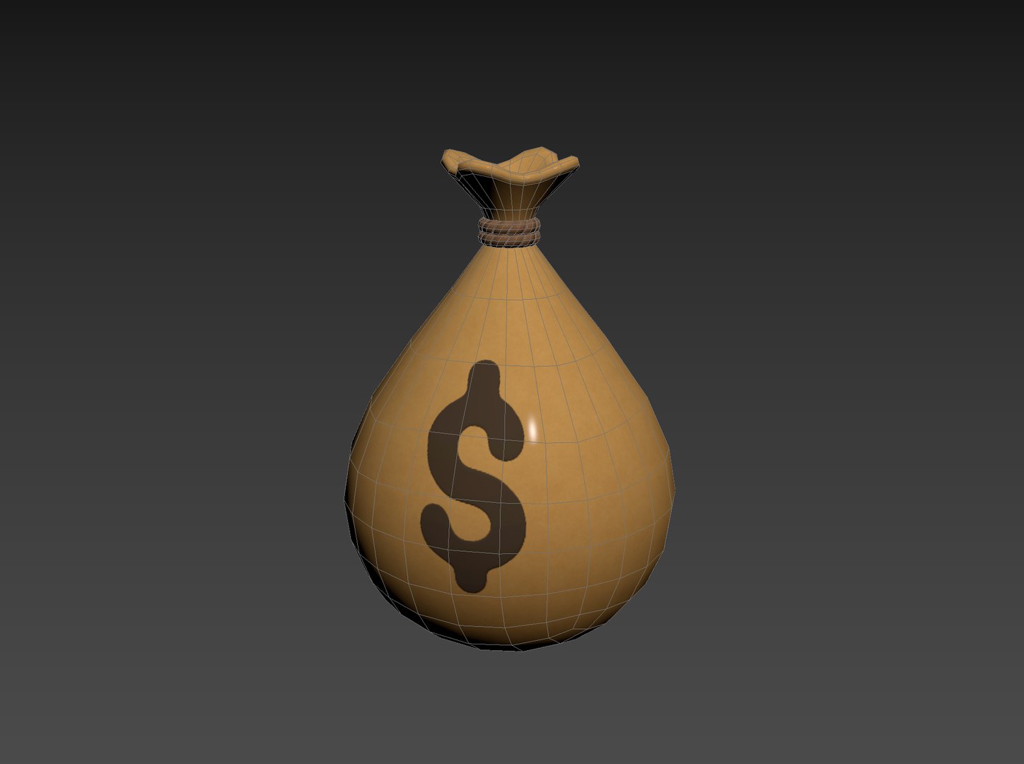 3D Money Bag Model - TurboSquid 1700567