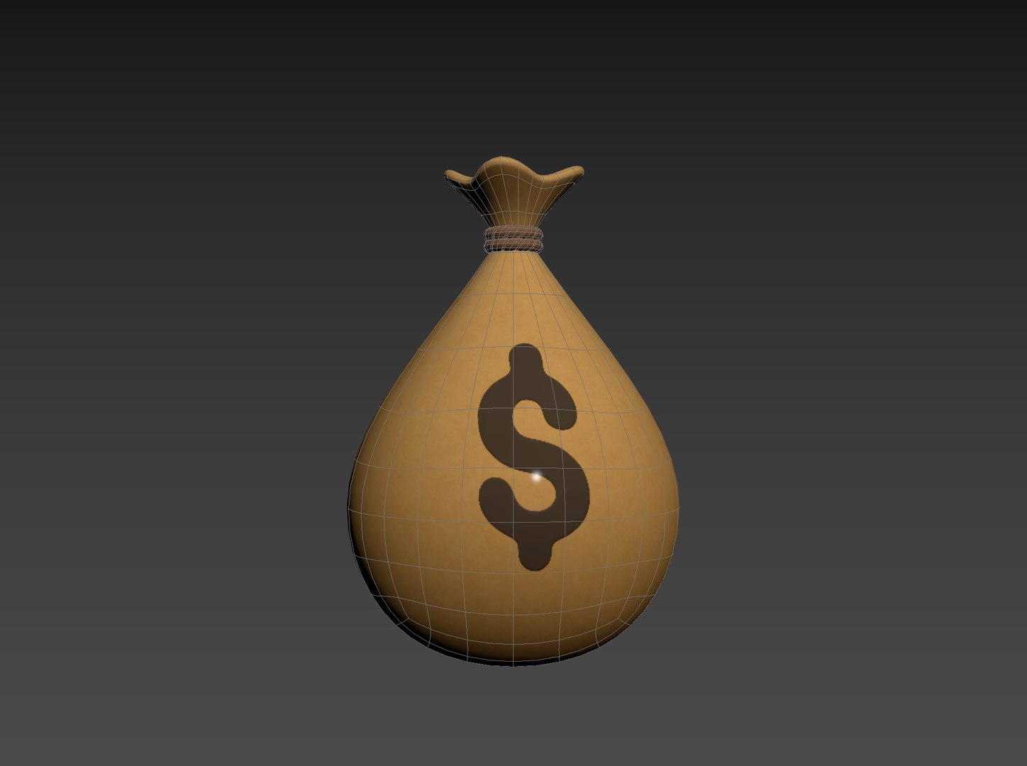 3D Money Bag Model - TurboSquid 1700567