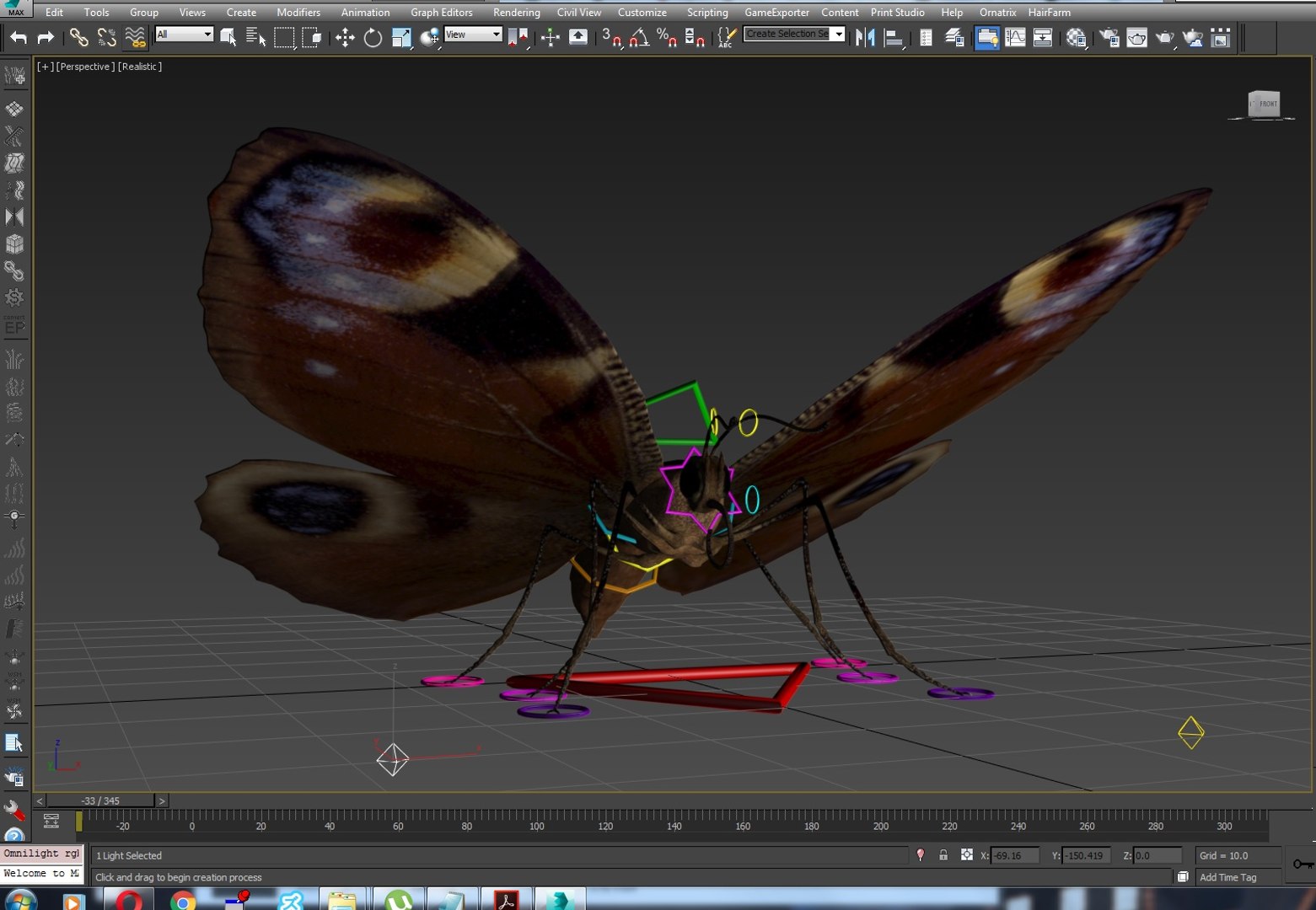 Butterfly flying model - TurboSquid 1246205