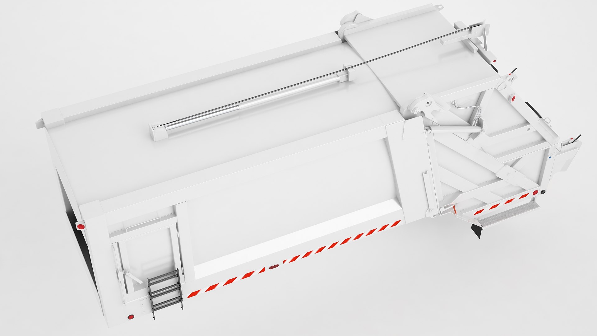 Garbage Truck Cabin 02 3D Model - TurboSquid 1810381