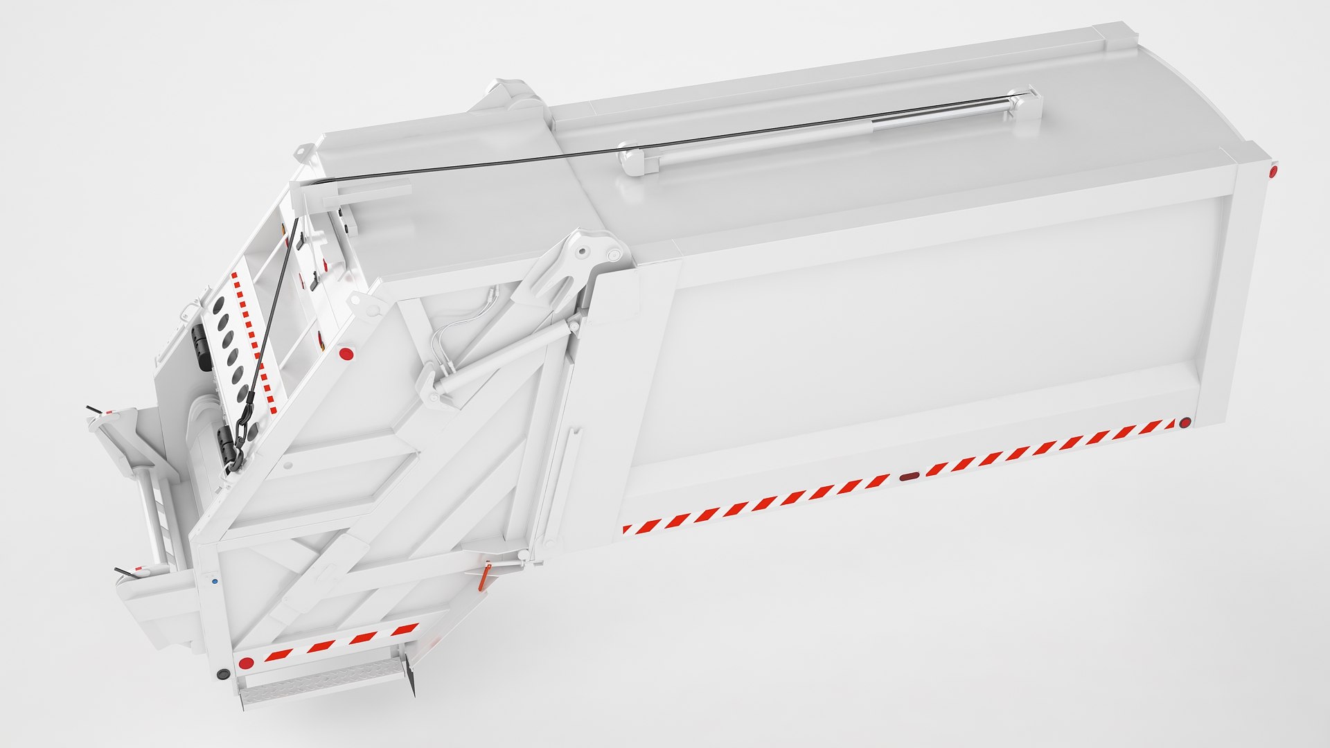 Garbage Truck Cabin 02 3D Model - TurboSquid 1810381