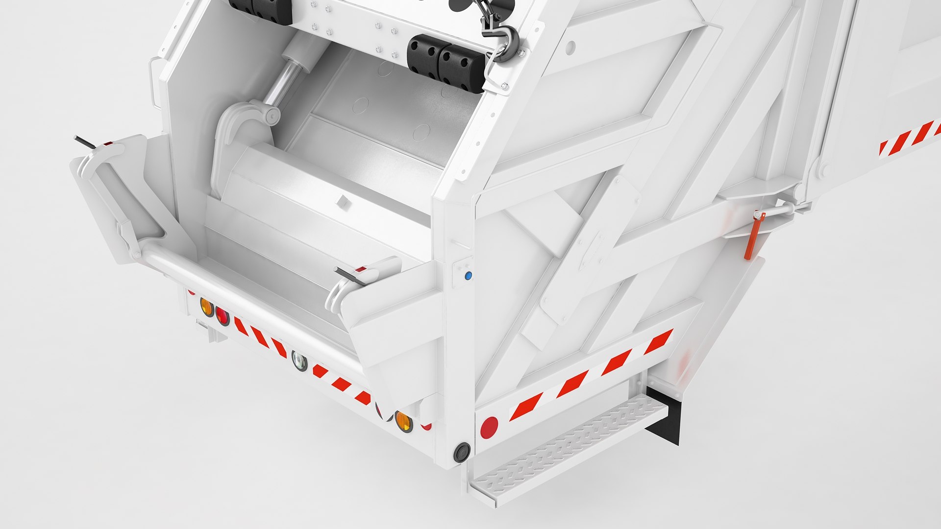 Garbage Truck Cabin 02 3D Model - TurboSquid 1810381