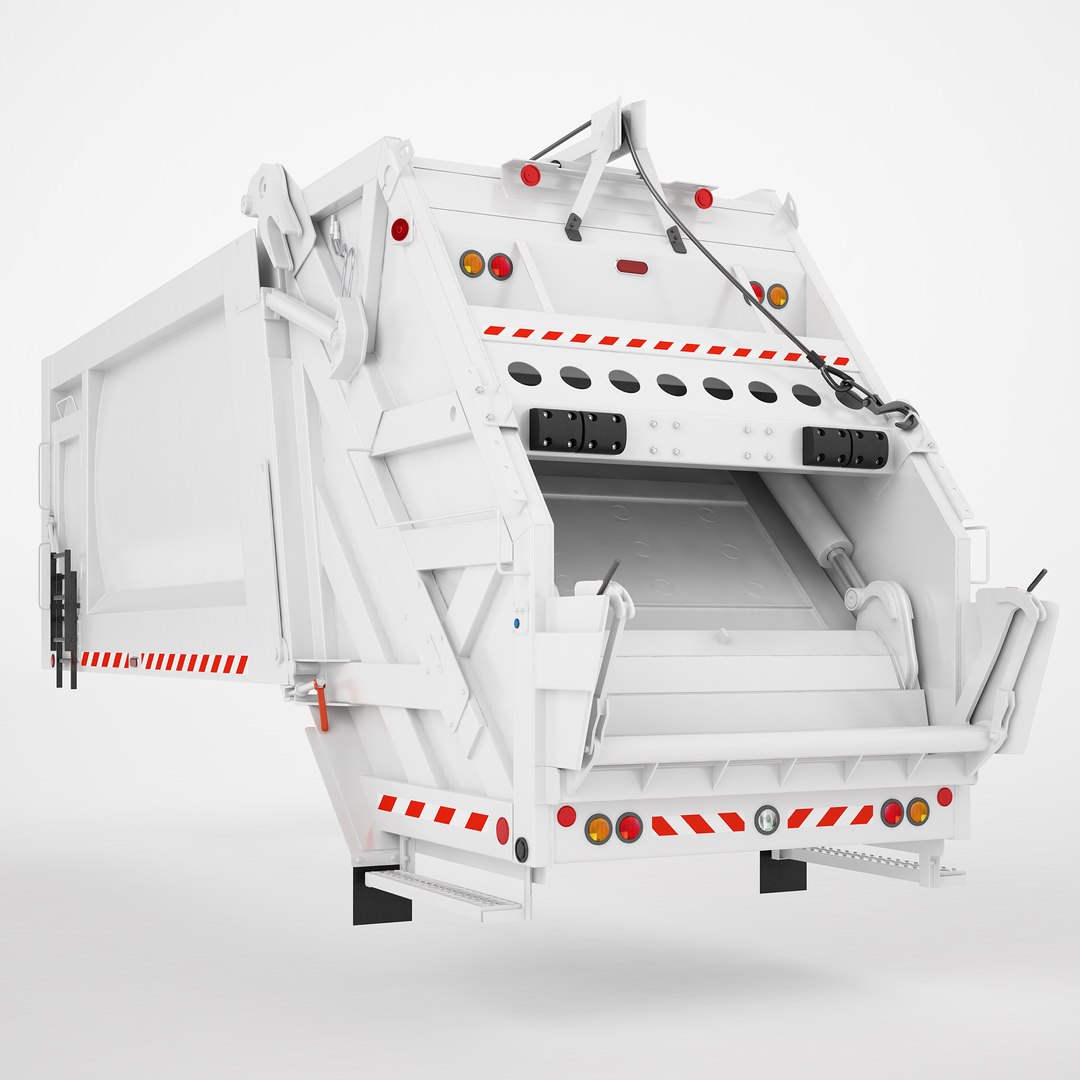Garbage Truck Cabin 02 3D model - TurboSquid 1810381