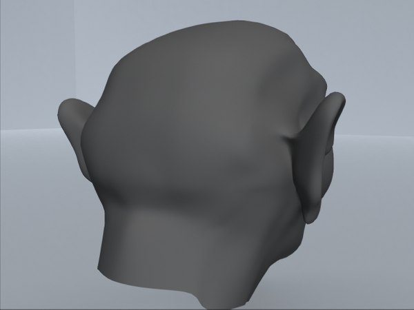 gremlin face eyes 3d lwo