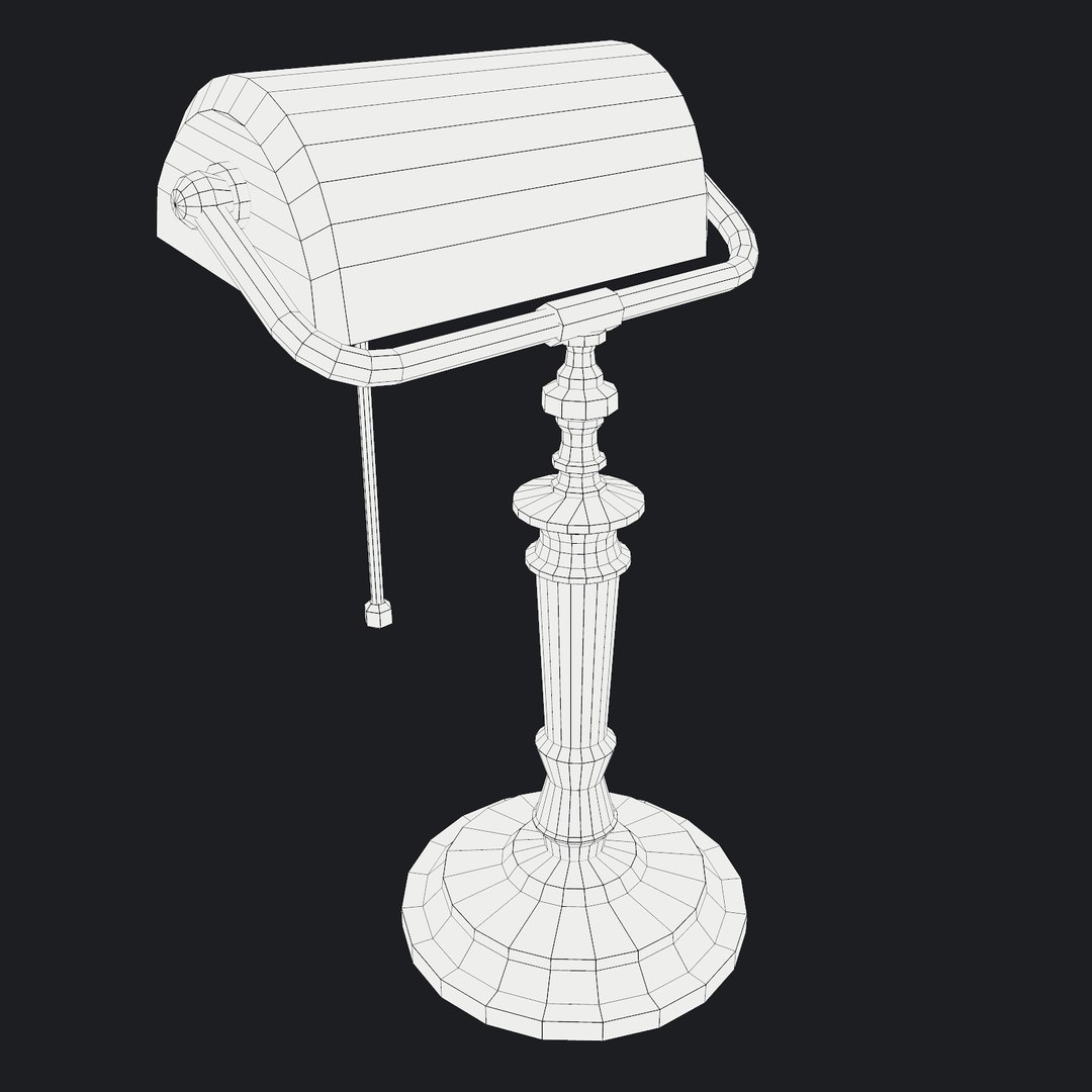 Banker S Lamp 3d Max