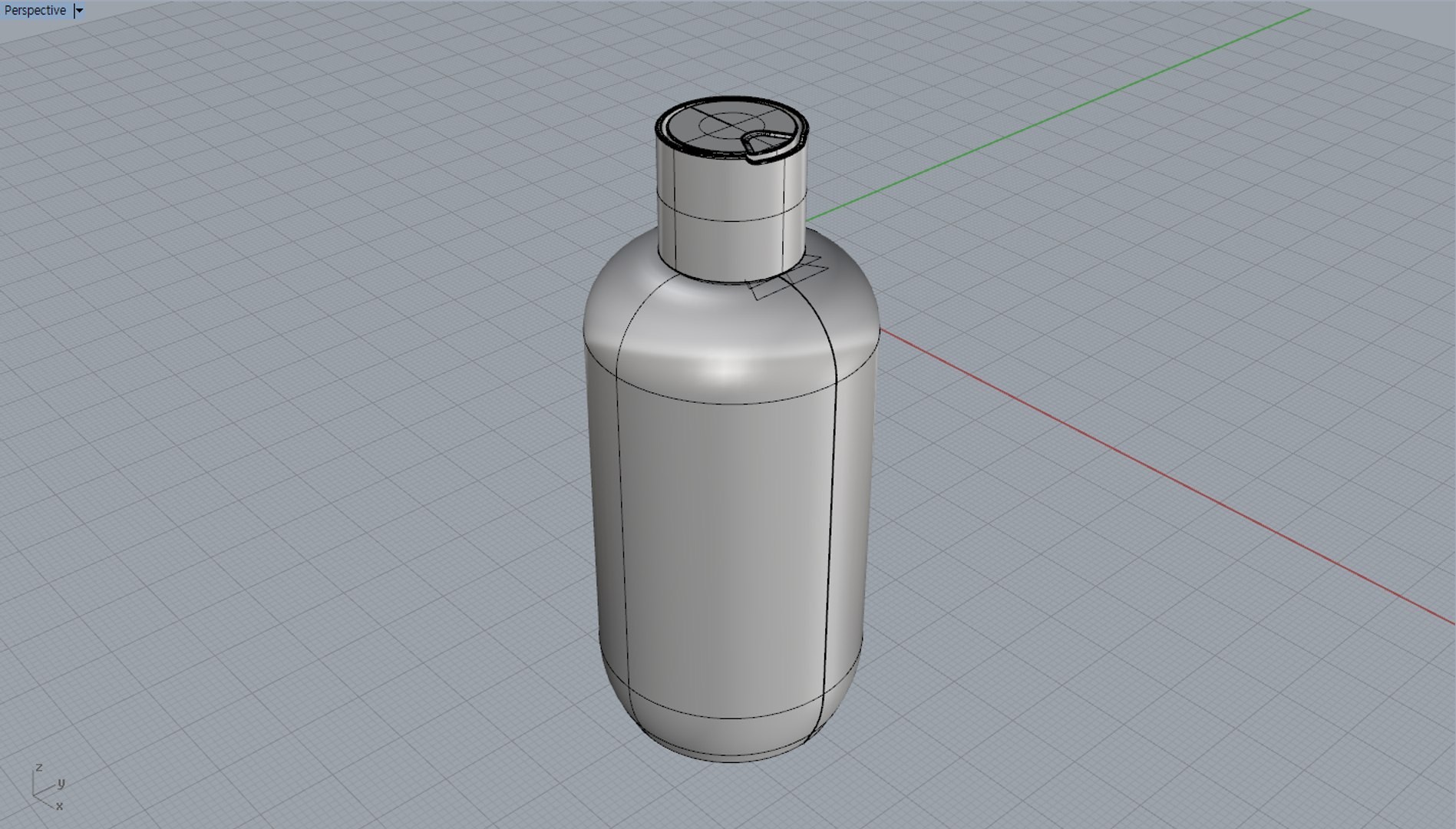 3D Press Cap Container Model - TurboSquid 1797870